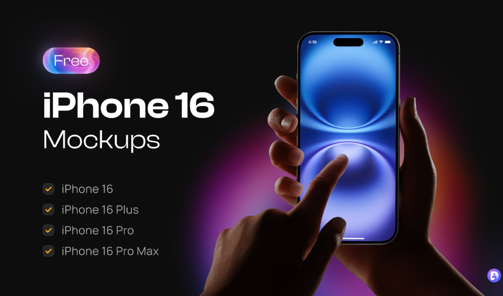 iPhone 16 and iPhone 16 Pro Figma Mockups (Free Template) - Free Figma ...